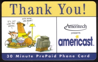 30m Americast Câble Télévision Bande-Dessinée' Merci' Spécimen ...