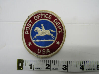 OLD VINTAGE POST OFFICE DEPT. U.S.A. HORSE PONY EXPRESS PATCH SEWING ...