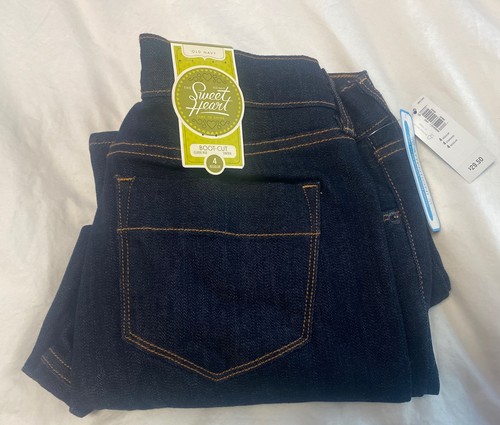 Old Navy Womens The Sweetheart Jeans Size 4 Blue Denim Cotton Dark Wash ...