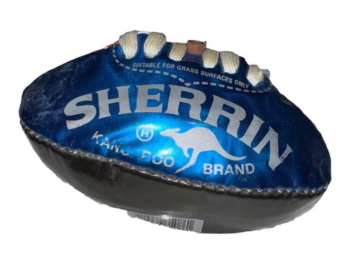 Rare Mini Sherrin PVC AFL 16cm Shiny Mini Football *GOOD CONDITION ...