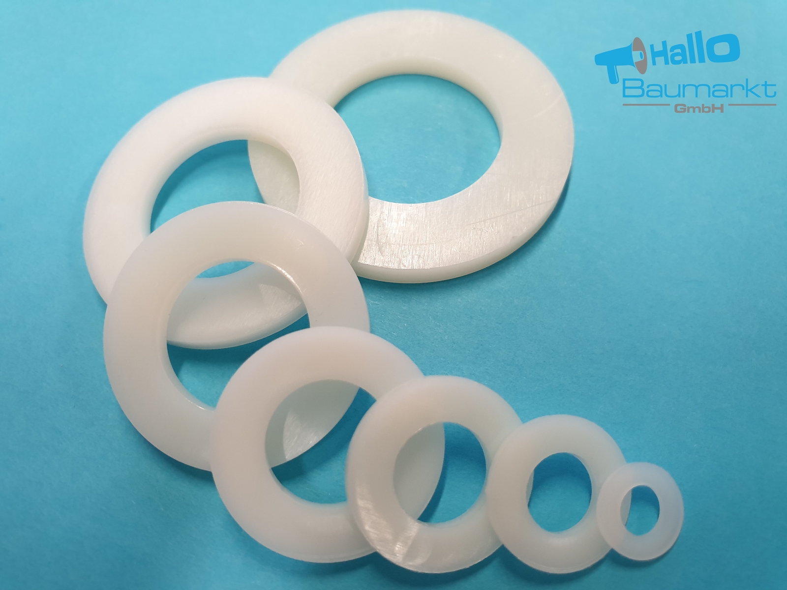 Unterlegscheiben Polyamid Kunststoff DIN 125 Poly PA Beilagscheibe M2 ...