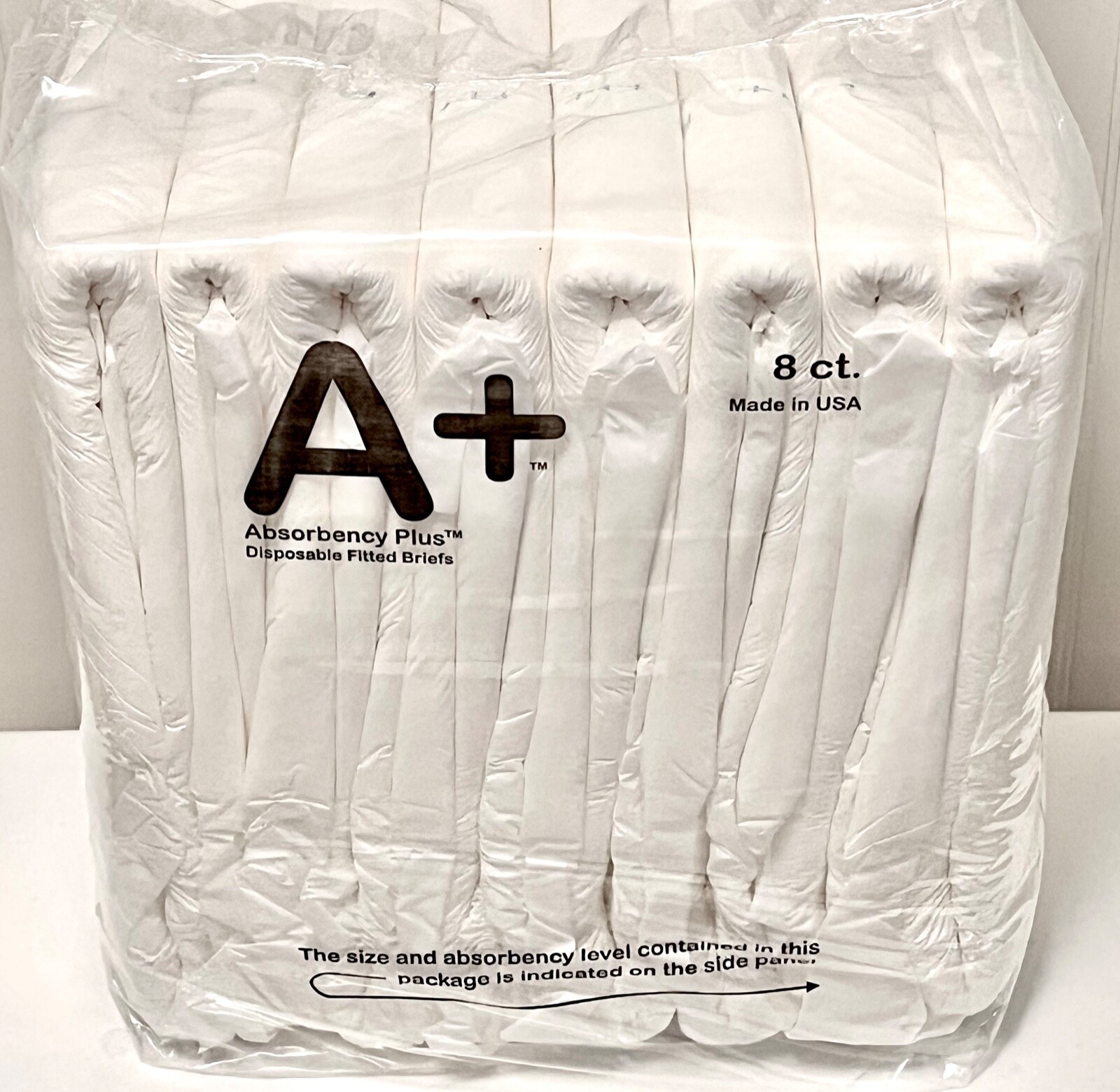 Vintage Plastic Backed Adult Diapers AbsorbencyPlus Level 4 Size M/R ...