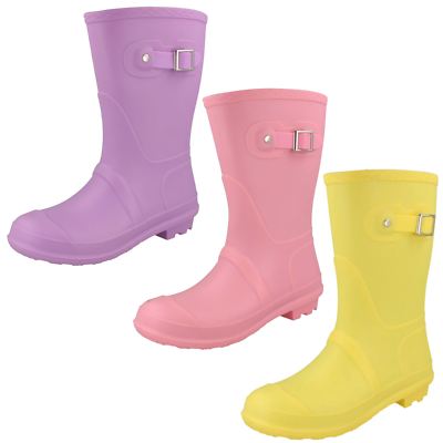 Ladies Spot On Buckle Detail 'Wellington Boots' | eBay UK