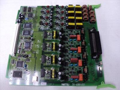 Iwatsu Phone System IX-408 Circuit Board Card 4 Trunks 8 Digital Adix ...