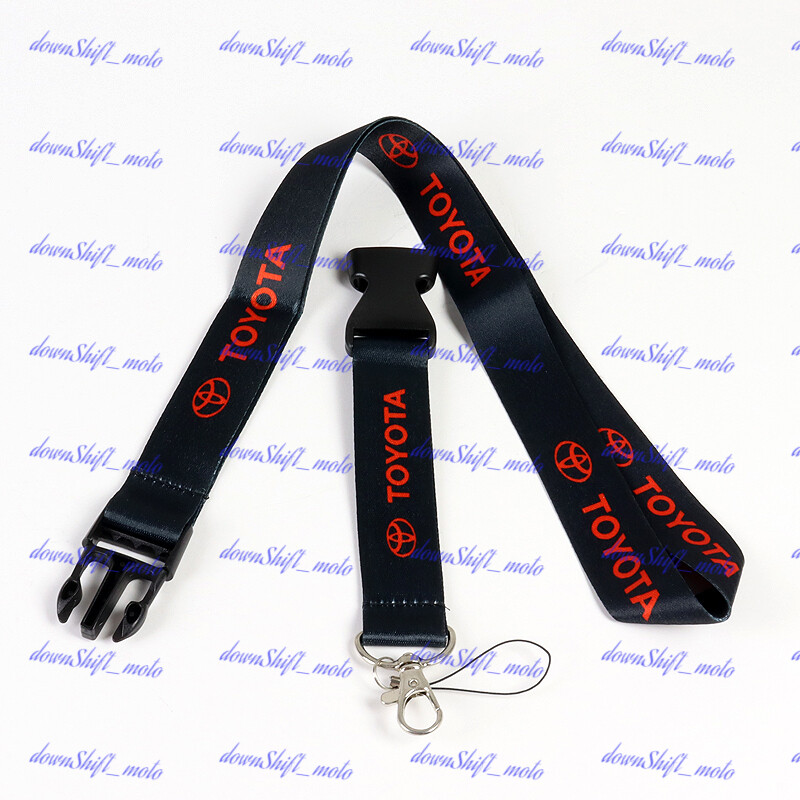 AuTomotive Gold Lanyard Keychain Quick Release Key Chain AE86 COROLLA ...