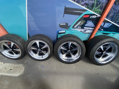 17" CTM GTS SPRINT used Wheel and Tyres - Fits Torana with HQ stud ET:0 ...