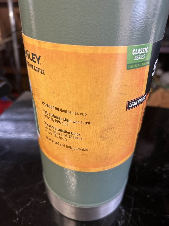 Stanley Classic Double XL Vacuum Bottle 2QT 1.9L Green | eBay