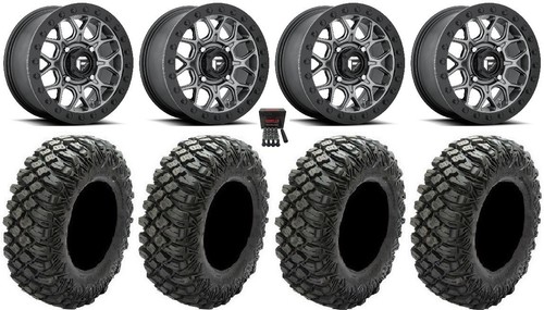 Fuel Tech Beadlock Gm 15" Wheels 30" Crawler XG Tires Can-Am Defender ...