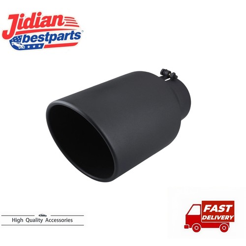 Black Diesel Stainless Steel Bolt On Exhaust Tip 5" Inlet 8" Outlet 15 ...