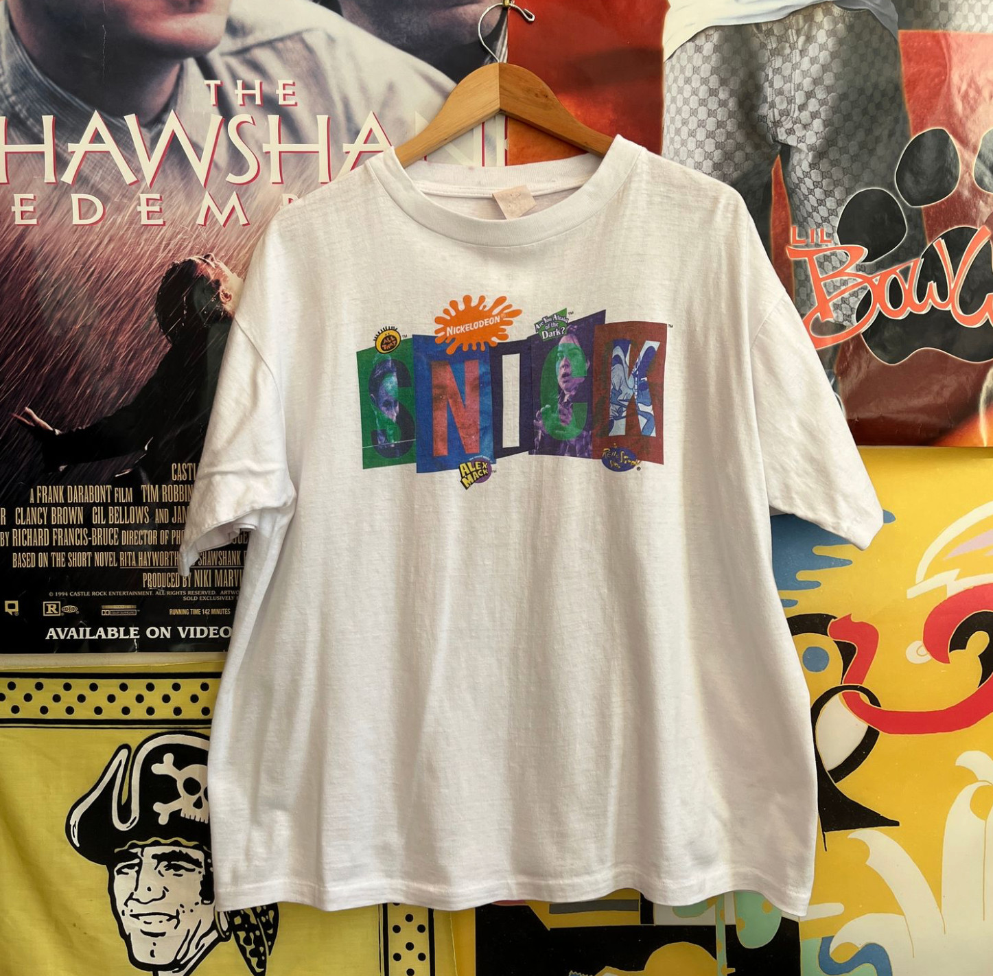 Vintage Men’s Medium SNICK Nickelodeon 90’s Promo TV … - Gem