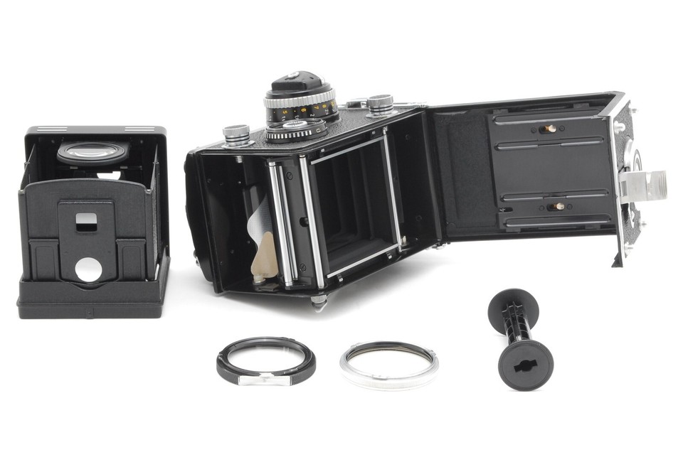 【MINT】Rolleiflex 2.8F Xenotar White Face Late Model Film Camera 80mm f ...