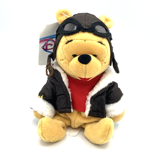 Pilot Aviator Winnie the Pooh Mini Bean Bag Plush Disney Store Bear | eBay