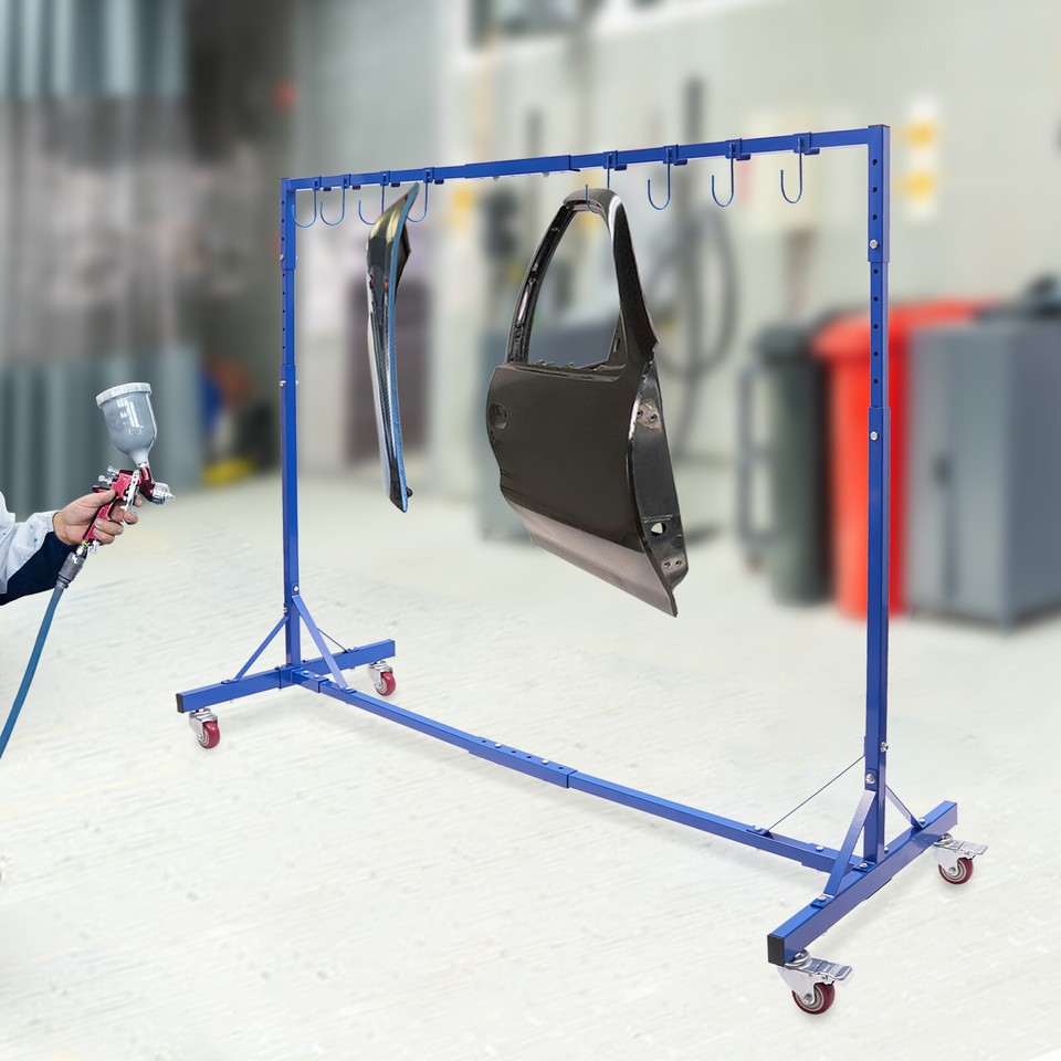 Painting Hanger Rack Adjustable Painting Stand Automotive Painting ...