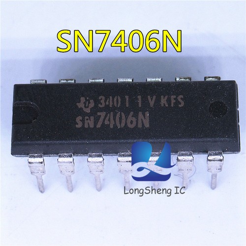 10PCS SN7406N 7406 DIP-14 buffer and line driver chip are new | eBay