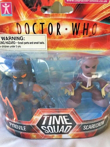 Doctor Who (BBC) TIME SQUAD Action Figure Pyrovile & Scarecrow -2 pack ...