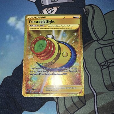 Pokemon - Telescopic Sight 203/185 - Secret Rare Gold - Vivid Voltage ...