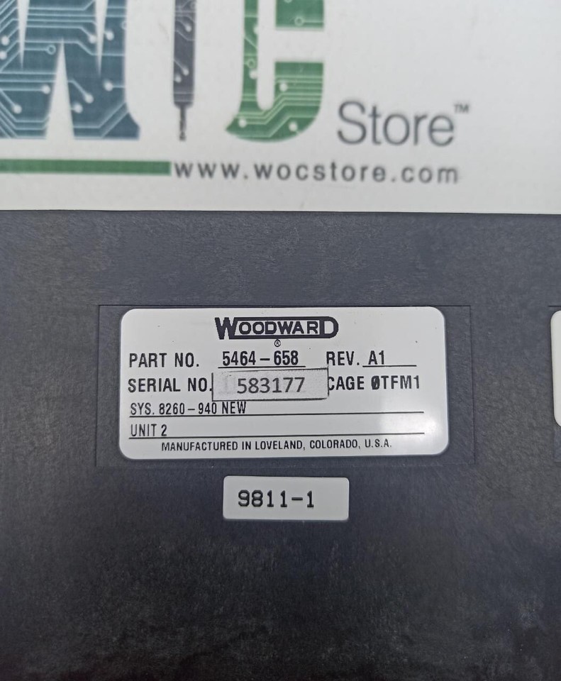 5464-658 REV A1, WOODWARD DIGITAL SPEED SENSOR MODULE | eBay