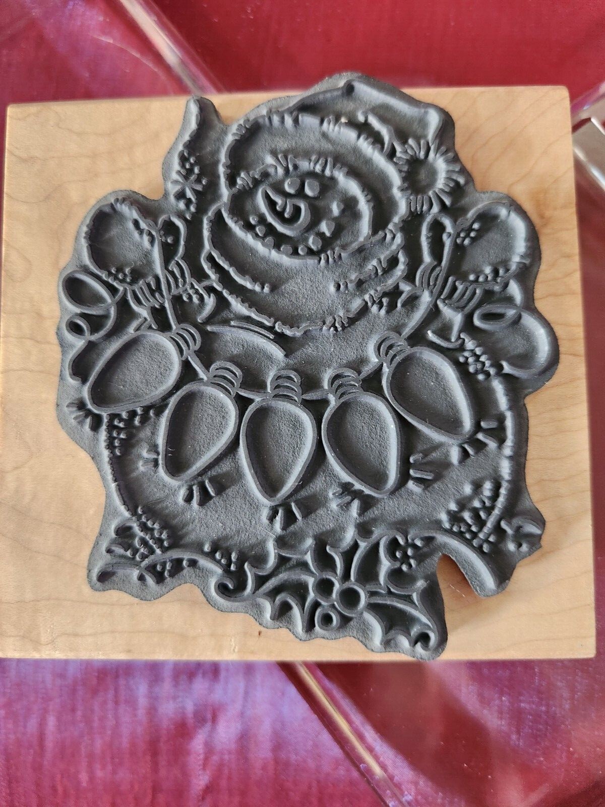 Wooden Mounted Crafting Rubber Stamps Holiday Assortment | eBay