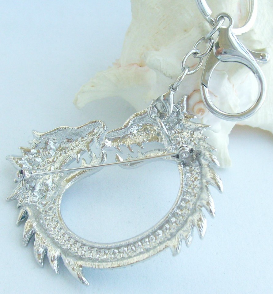 Unique Austrian Crystal Chinese Dragon Keychain Pendant 05007 | eBay