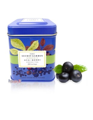 THE SECRET GARDEN USDA ORGANIC ACAI BERRY GREEN TEA 50 TEA BAGS | eBay