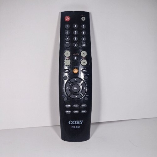 Coby RC-057 TV Remote Control TFTV4028 TFTV3229 LEDTV5536 TFTV2425 ...