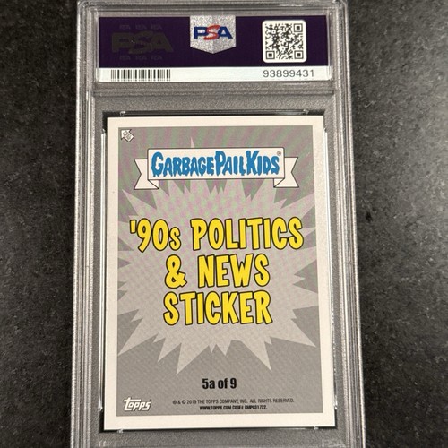 2019 Garbage Pail Kids #5a Munchin’ Mike PSA 10 Gem Mint Mike Tyson Pop ...