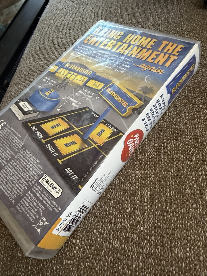 Blockbuster Movie Party Game - Very Good W/ All Pieces Included | eBay