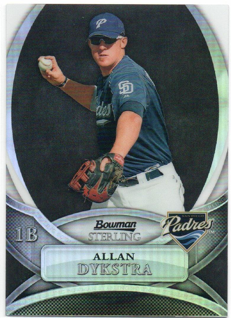 2010 Bowman Sterling - Prospects Allan Dykstra #BSP-AD Black Refractor ...