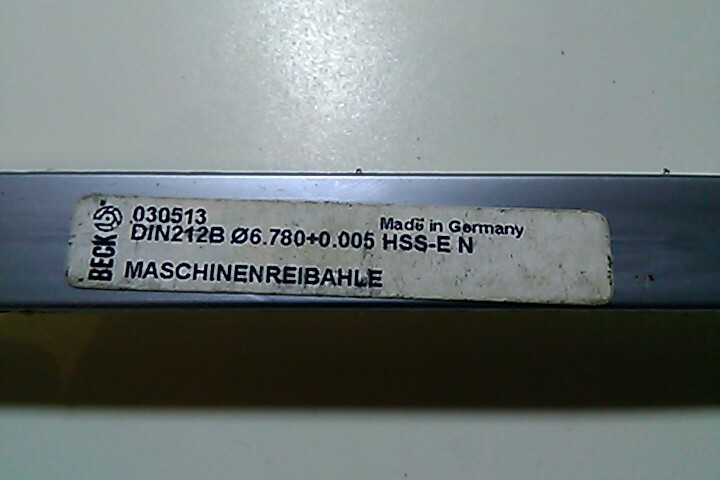 BECK Reamer 6.78mm DIN212B HSS-E N 6.780+0.005 *Made in Germany* | eBay