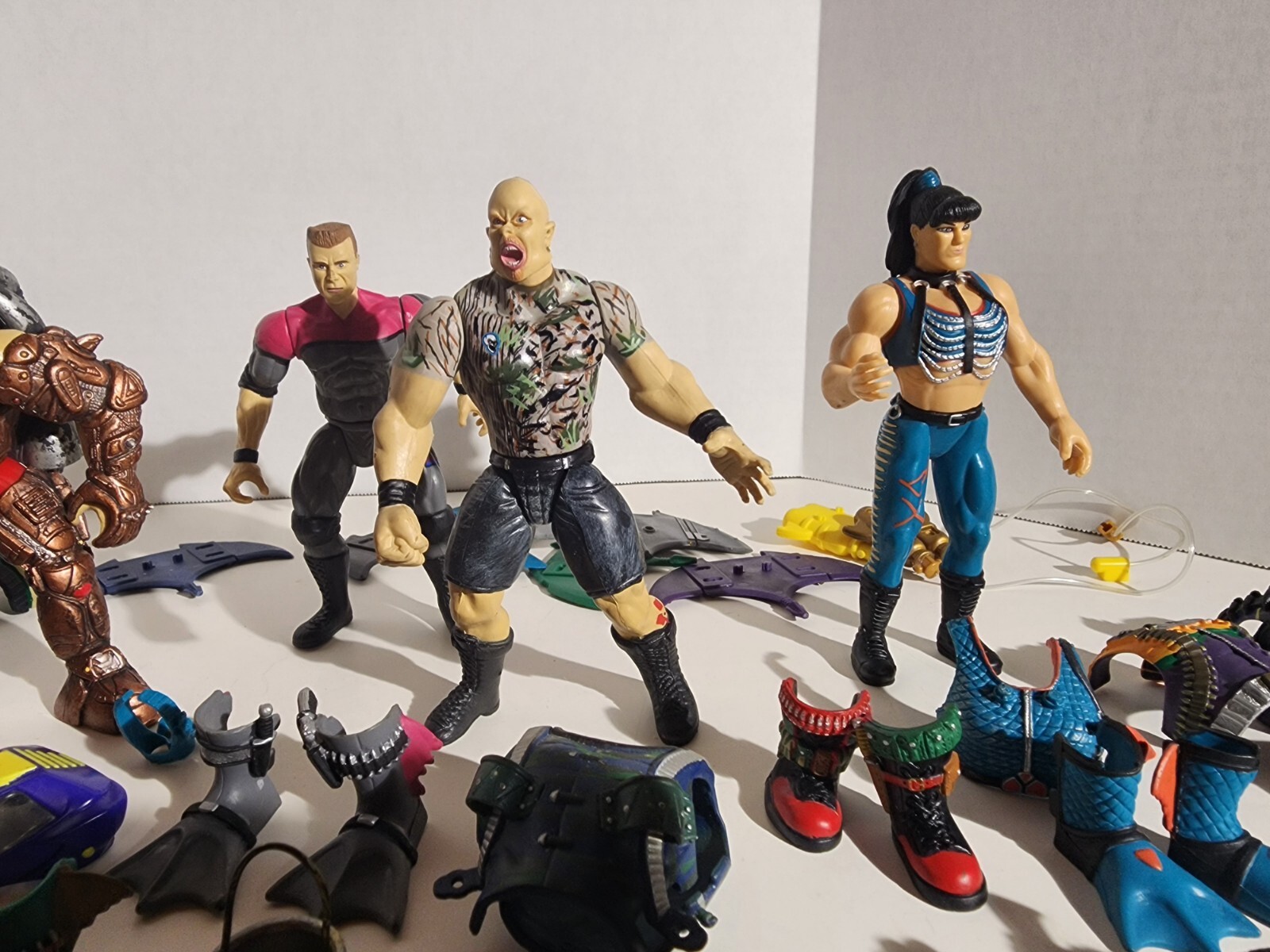 VTG Jakks Pacific 1990s WWE WWF Wrestling Lot Weapons For Custom ...