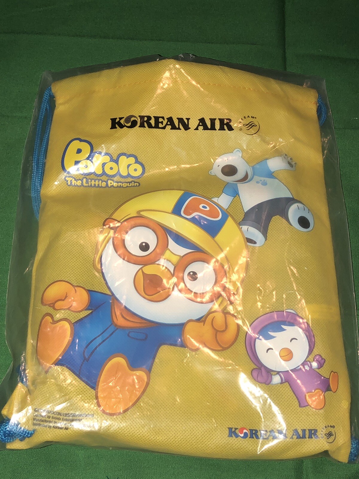 Korean Air Pororo The Little Penguin Kids Activity Backpack Pack Sealed ...