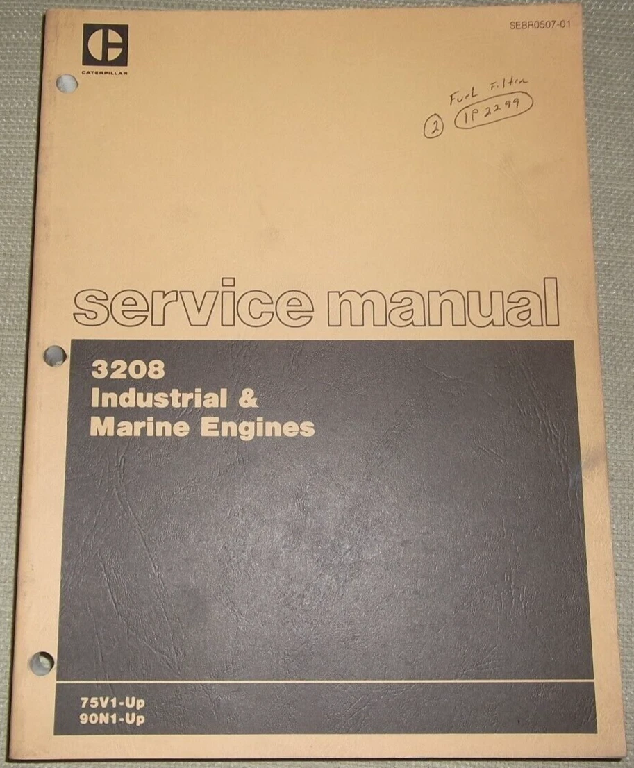 Caterpillar 3208 Marine Engine Manual