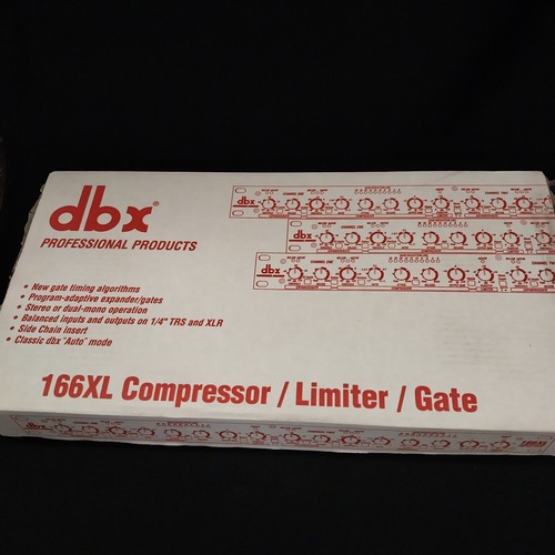 DBX 166XL Compressor / Limiter / Gate Open Box | eBay