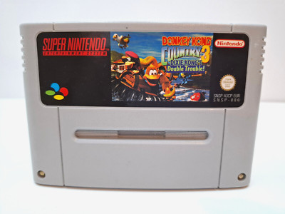 Donkey Kong Country 3 - Super Nintendo SNES Game Cartridge - Pal - The ...