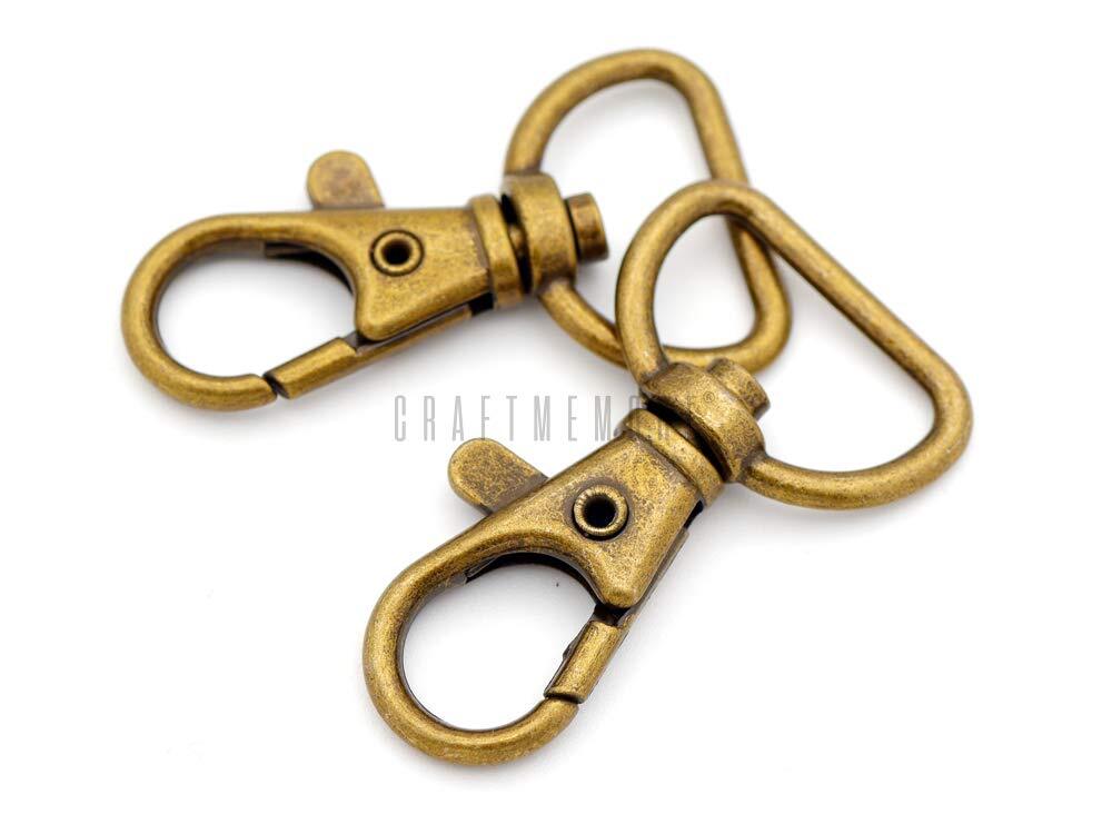 Swivel Lobster Claw Clasps Trigger Snap Hooks 5/8 Inch 3/4 Inch 10 Pack ...