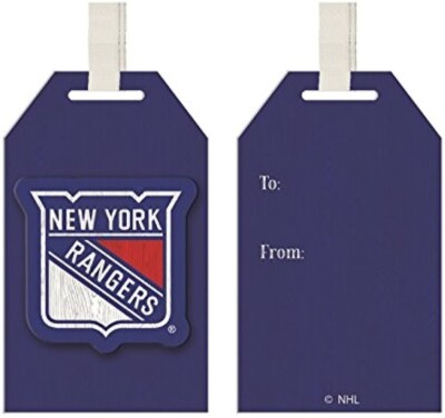 NEW YORK RANGERS GIFT TAG STYLE WOOD MASCOT CHRISTMAS ORNAMENT 4" | eBay