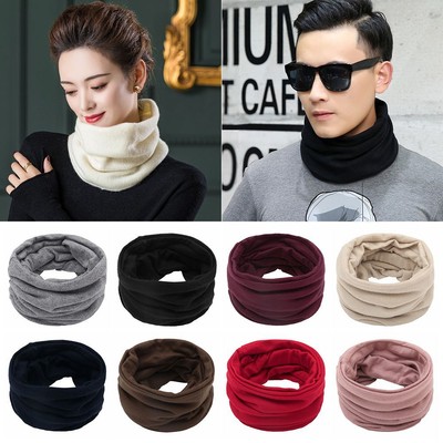 Face Bandana Mask Windproof Collar Scarves Neck Warmer Knitted Scarf ...