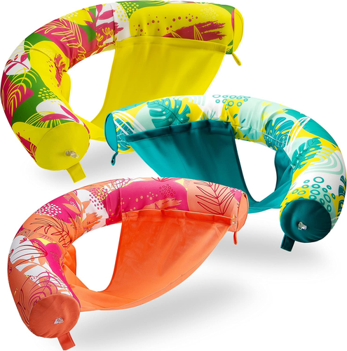 3 Pack Inflatable Pool Noodle Sling Float Chair for Summer Water Fun ...