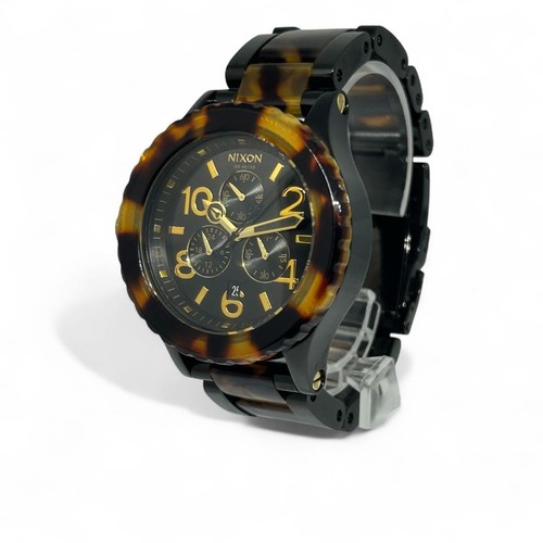 Nixon Chrono 42-20 Watch Tortoise Shell Chronograph Classic Accessory ...