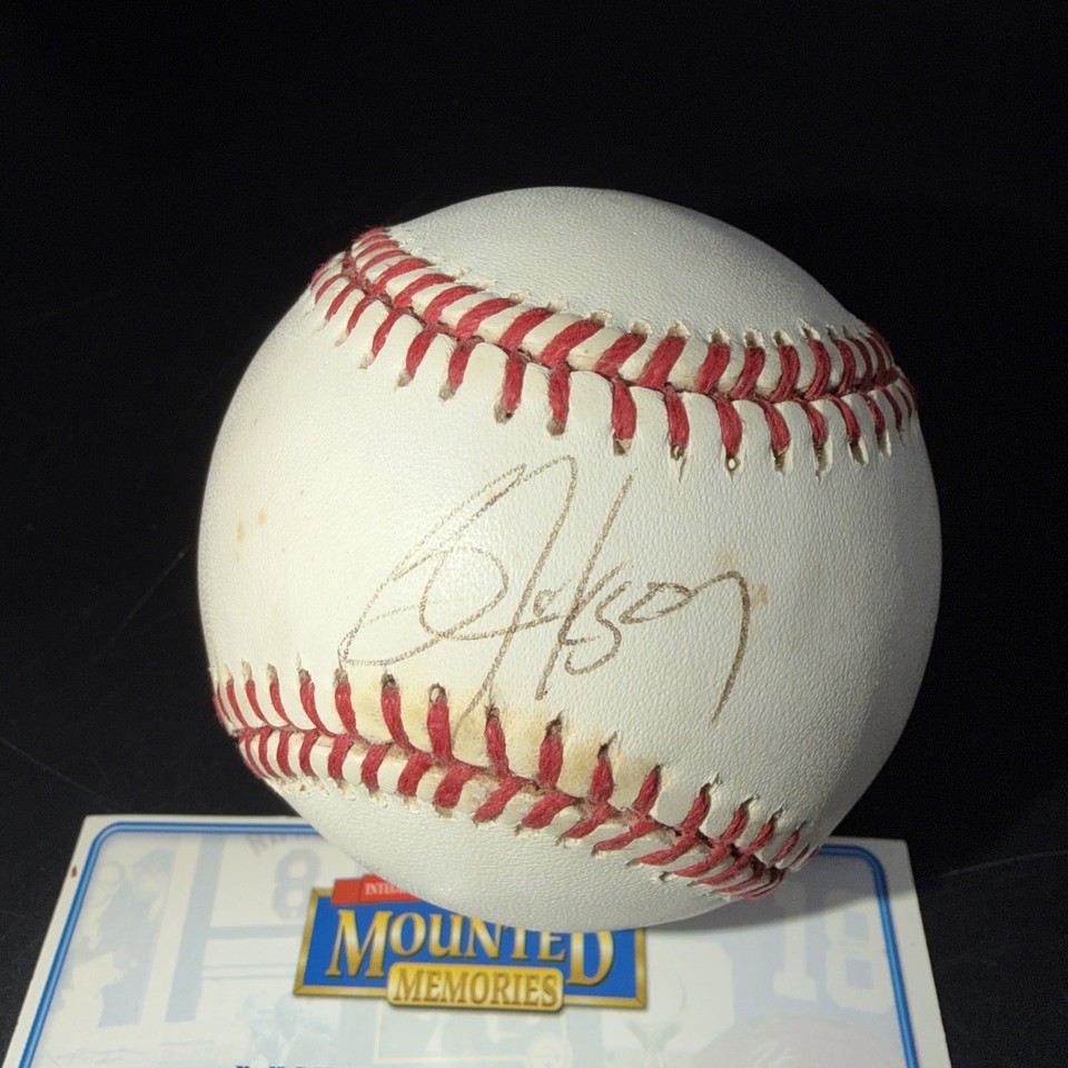 Bo Jackson Signed Baseball Nice Bold Signature | eBay