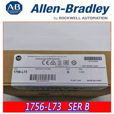 New Factory Sealed Allen bradley 1756-L73 /B ControlLogix 8MB ...