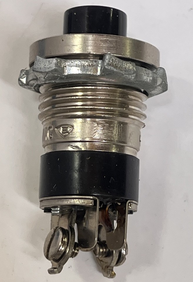 Edwards Push Button Switch High Voltage No. 821 / 5A-250VAC | eBay