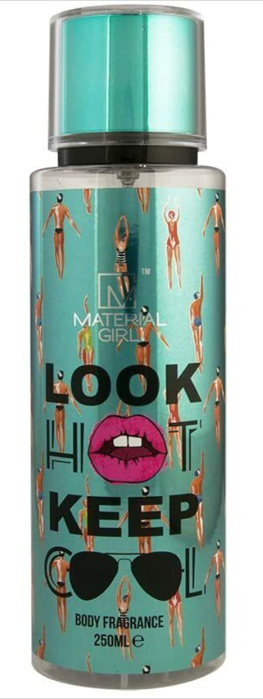 Material Girl Body Mist Perfume Spray Queen Beach Please Look Hot Keep ...