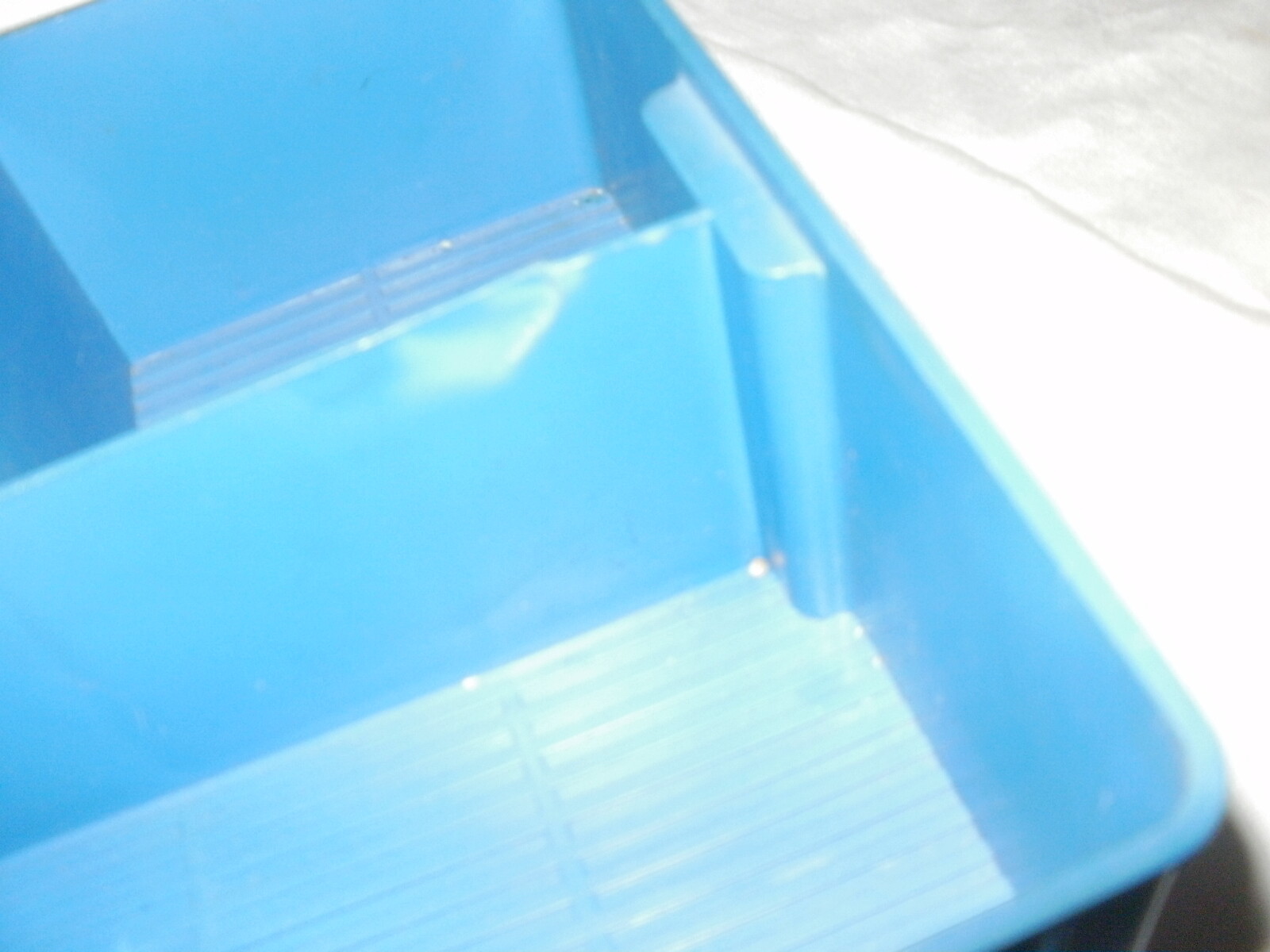 LEGO System Sortierkasten 32 x 20 x 8 cm Sortierbox stapelbar Blau 60er ...