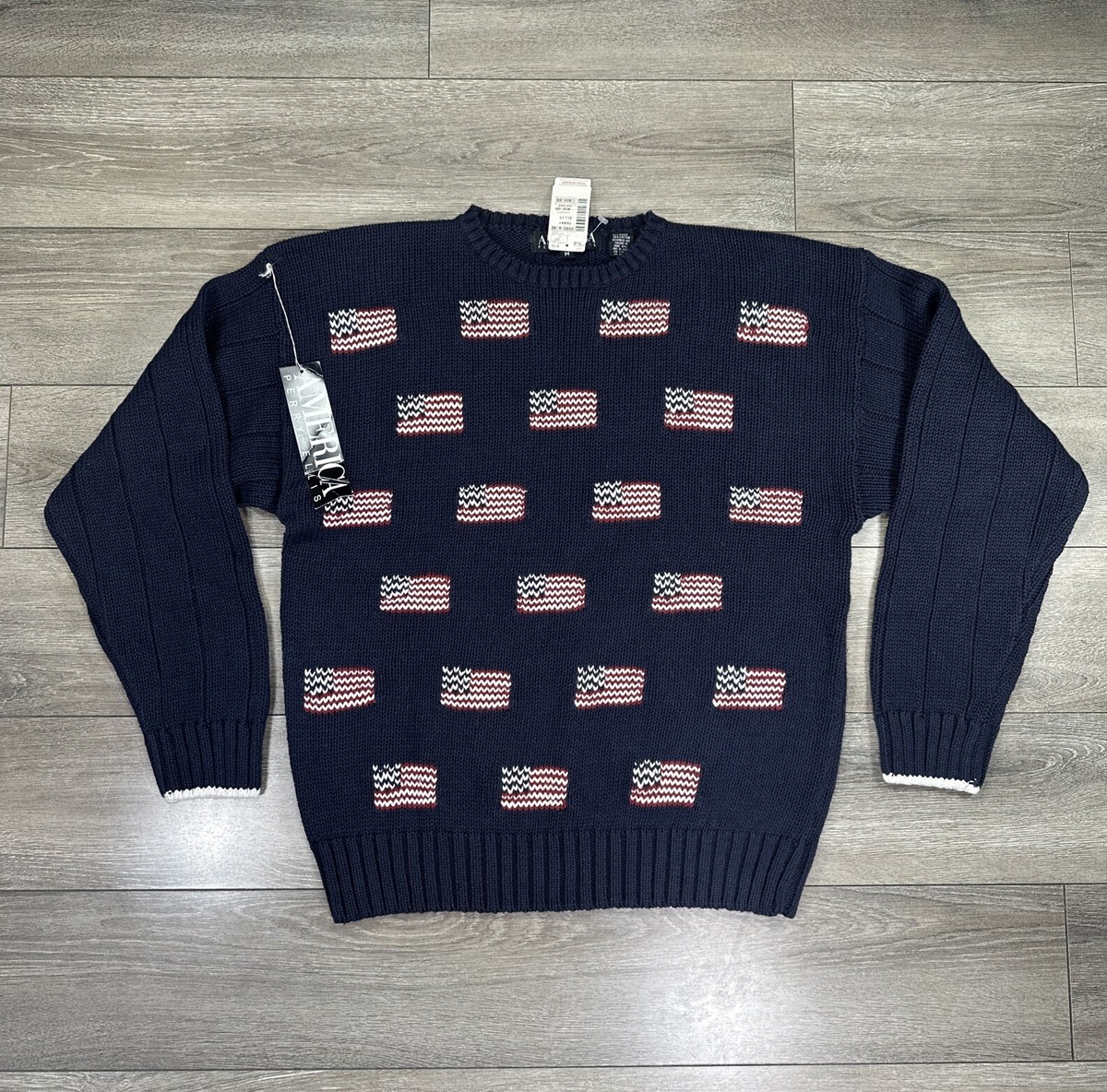 Vintage American Flag Sweater Imcute Vintage American Flag Amazon