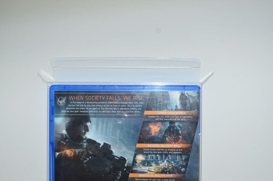 50 Plastic Protective Protectors Cases Sleeves Boxes For Sony ...