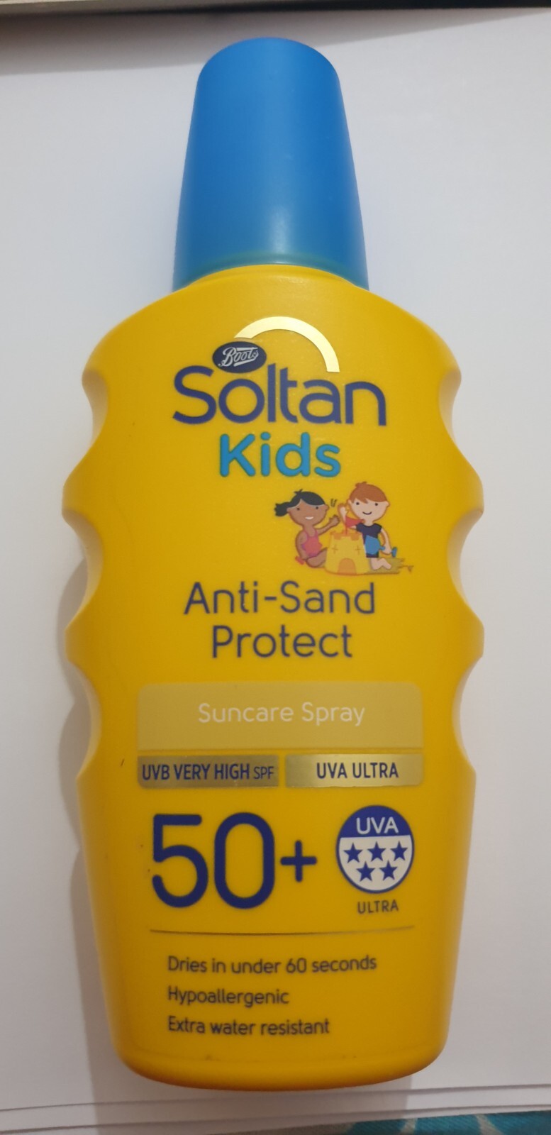Boots Soltan Kids Anti-sand Protect Suncare Spray 50 200ml for sale ...
