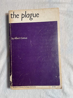 The Plague Albert Camus book 1948 Modern Library College Ed PB Stuart ...