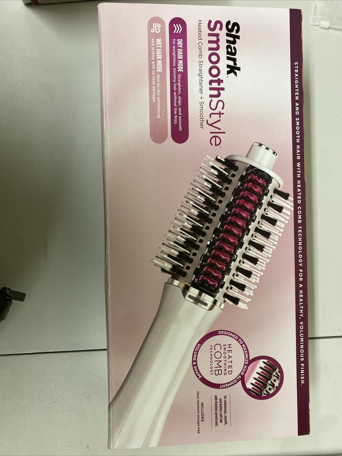 Shark Smooth Style Heated Comb Straightener + Smoother HT202 | eBay