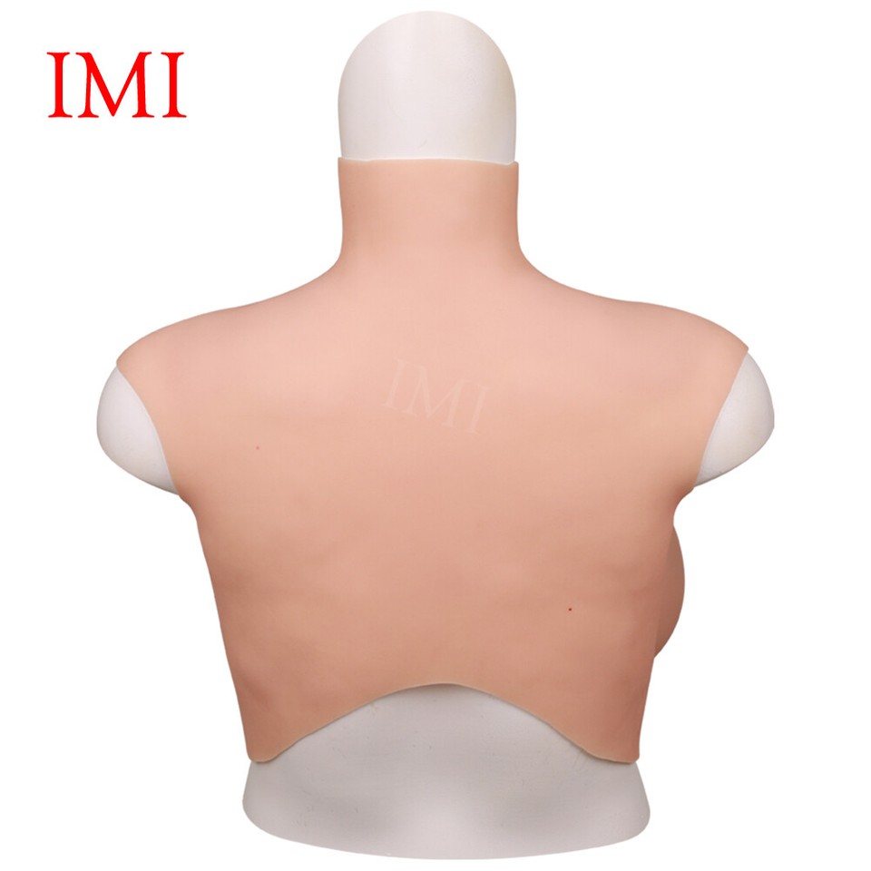Realistic Silicone Breast Forms B-K Cup Fake Boobs Breastplate for ...